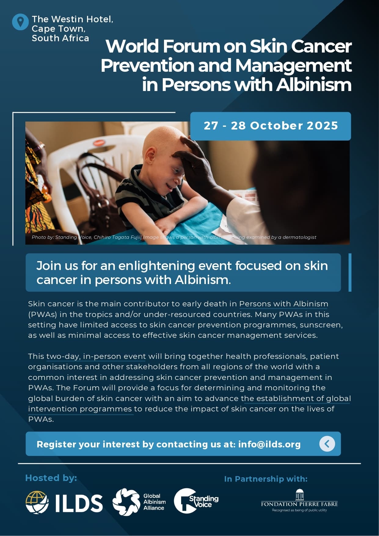 World Forum on Skin Cancer Prevention and Management in Persons with albini
